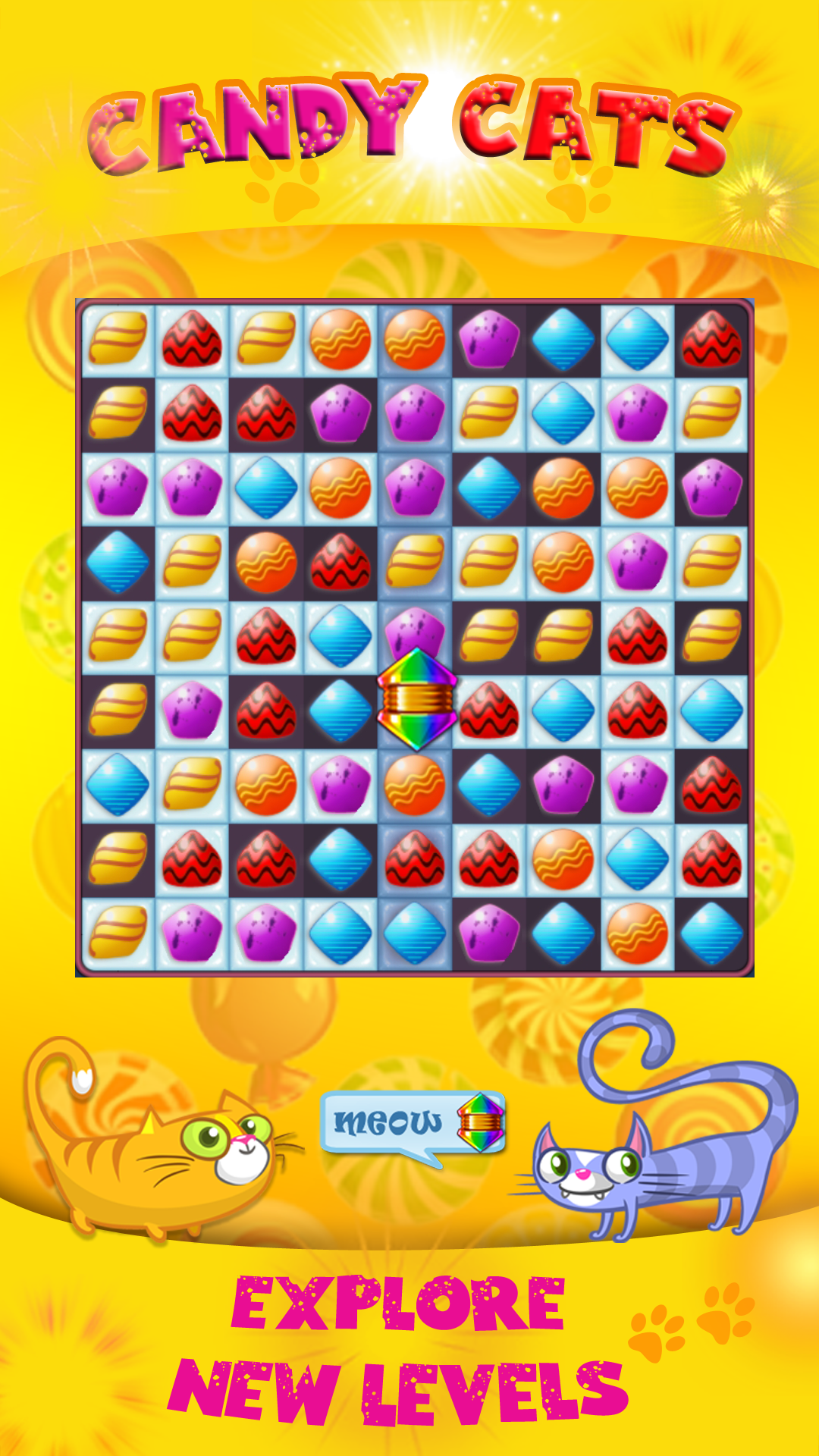 Candy Cats: Match 3 Puzzle android iOS apk download for free-TapTap