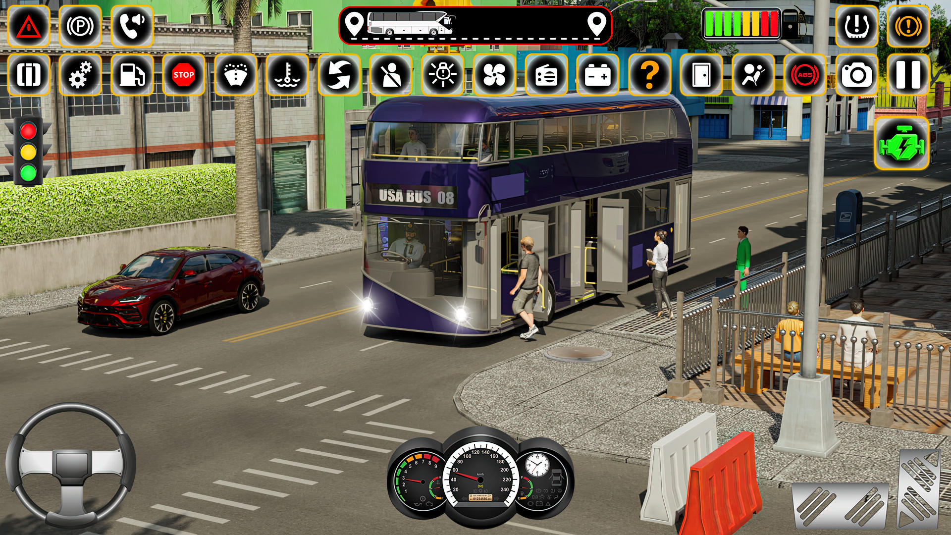 American Bus Highway Simulator android iOS-TapTap