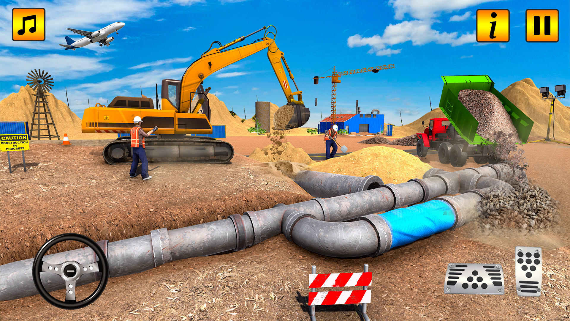 JCB Road Construction Games 3d android iOS-TapTap