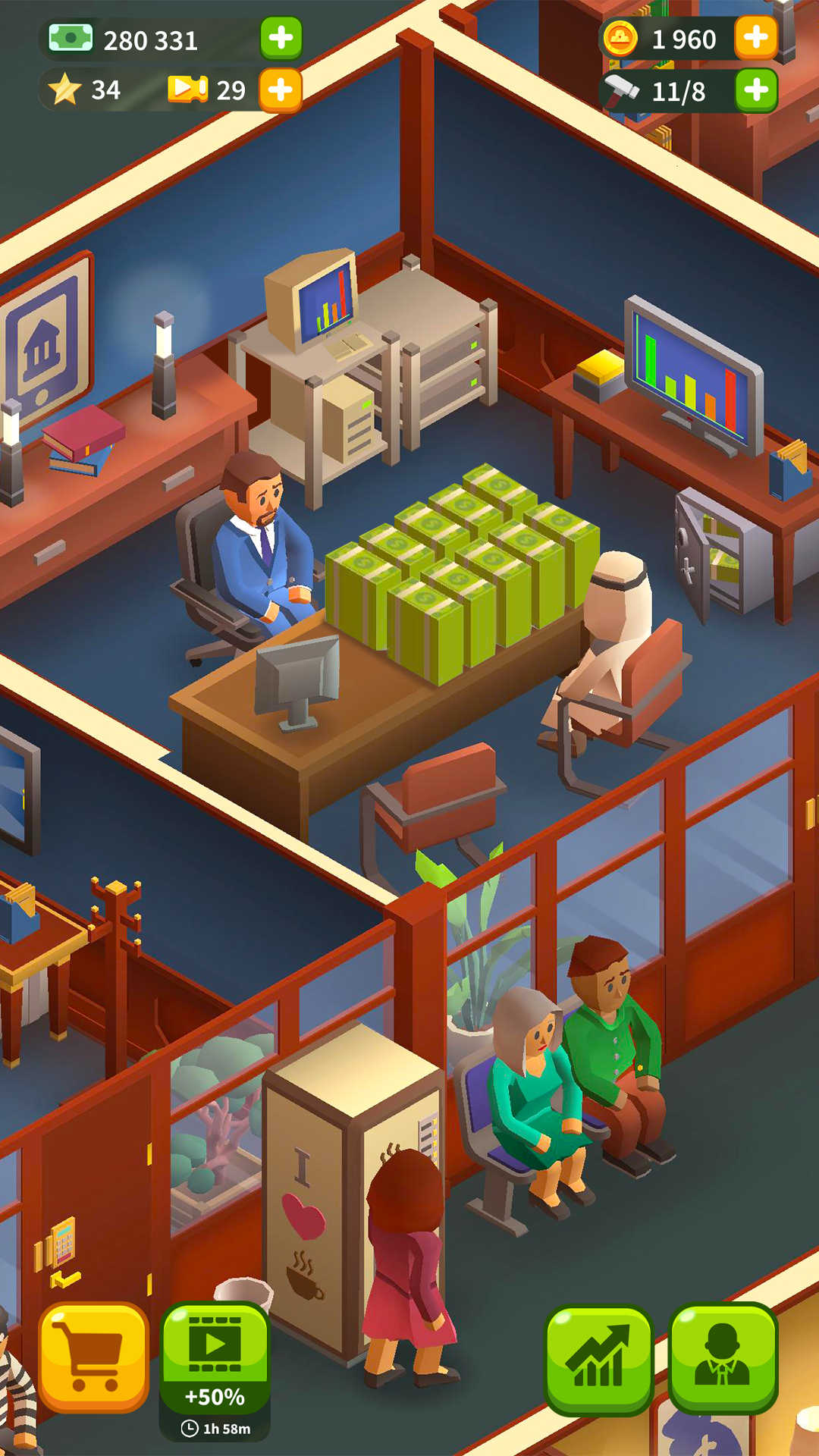 Idle Bank Tycoon - Game Empire android iOS apk download for free-TapTap
