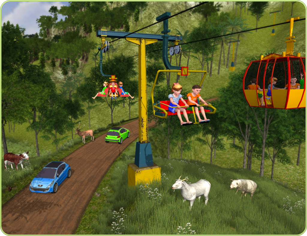 kids uphill chairlift adventure driving simulator android iOS apk ...