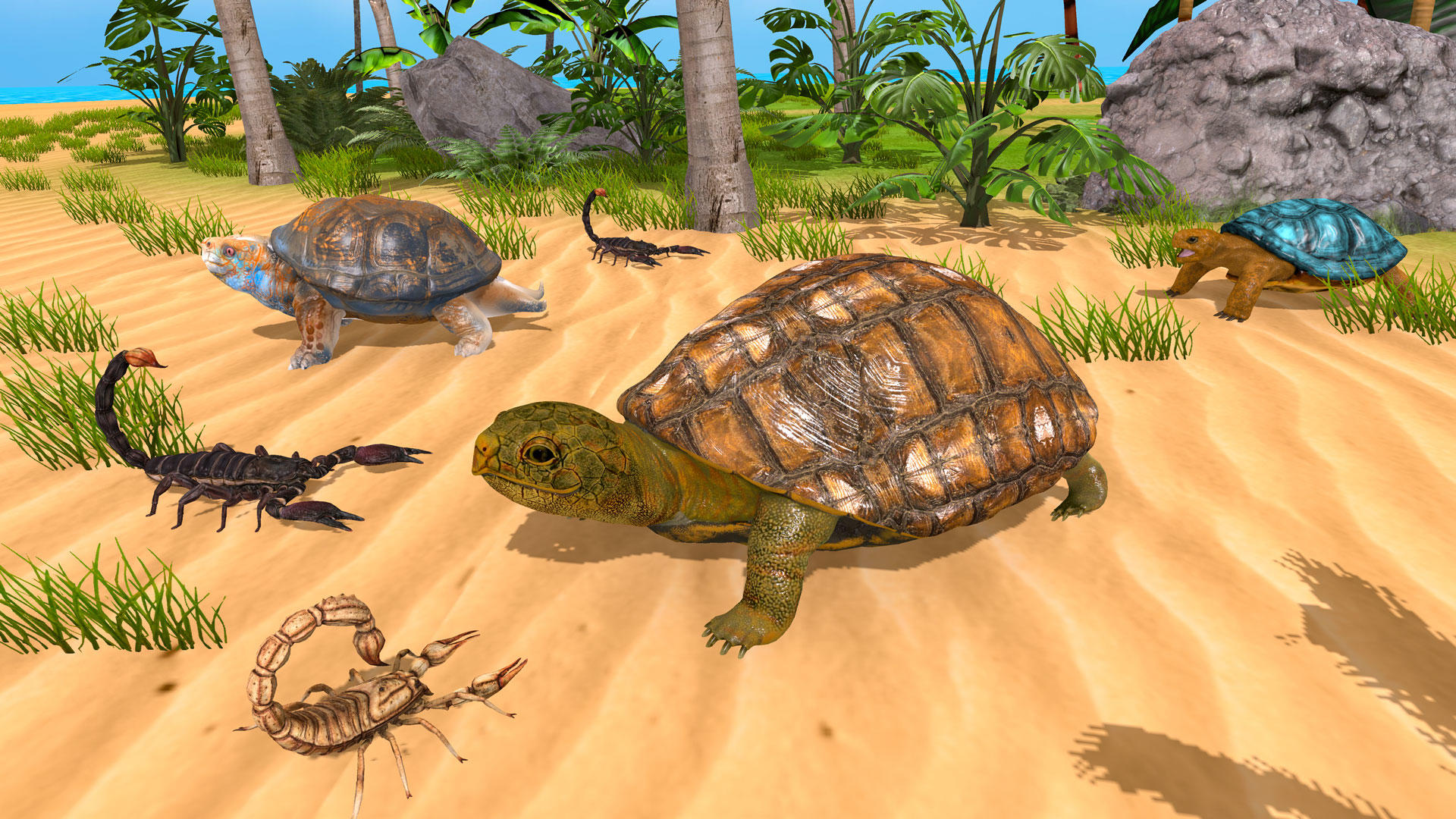 Wild Turtle Family Sim Game 3D android iOS apk download for free-TapTap