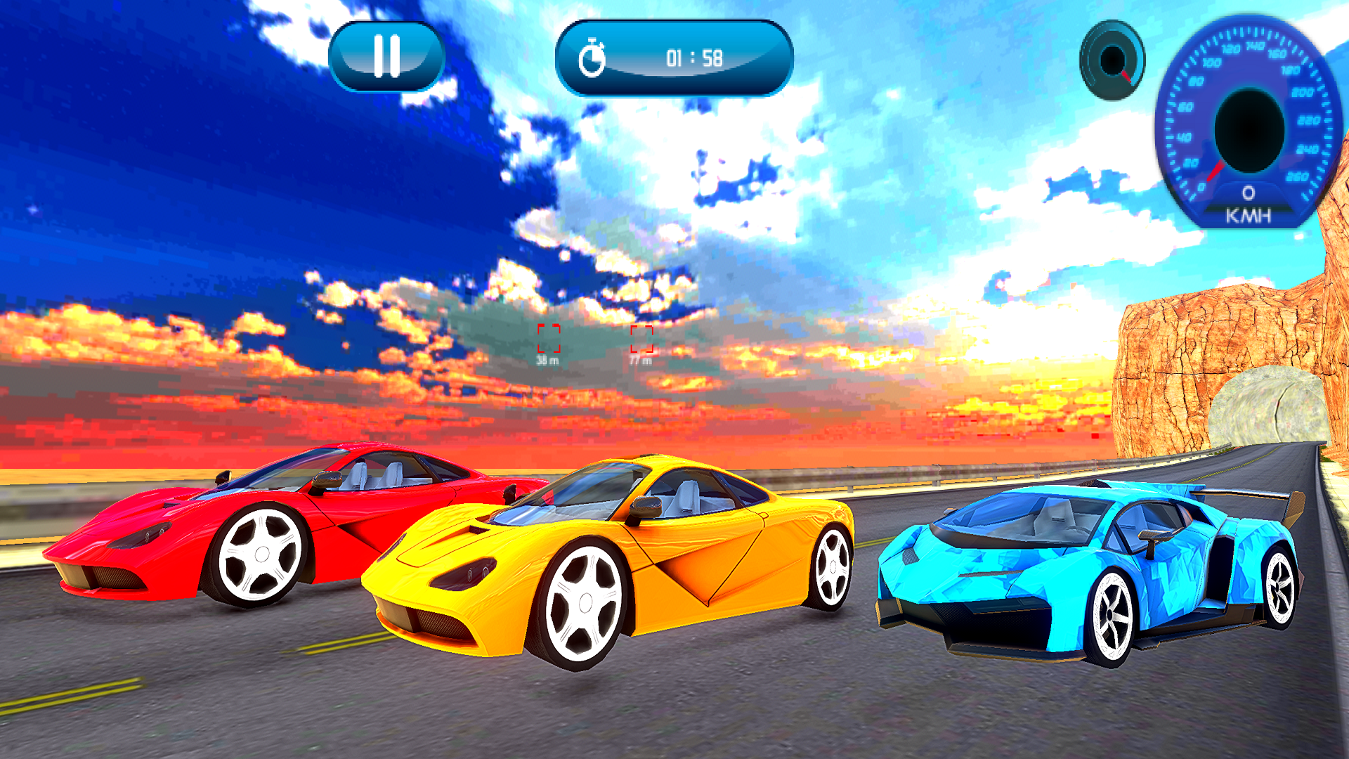 Crazy Car Racing Stunt Game 3D android iOS-TapTap