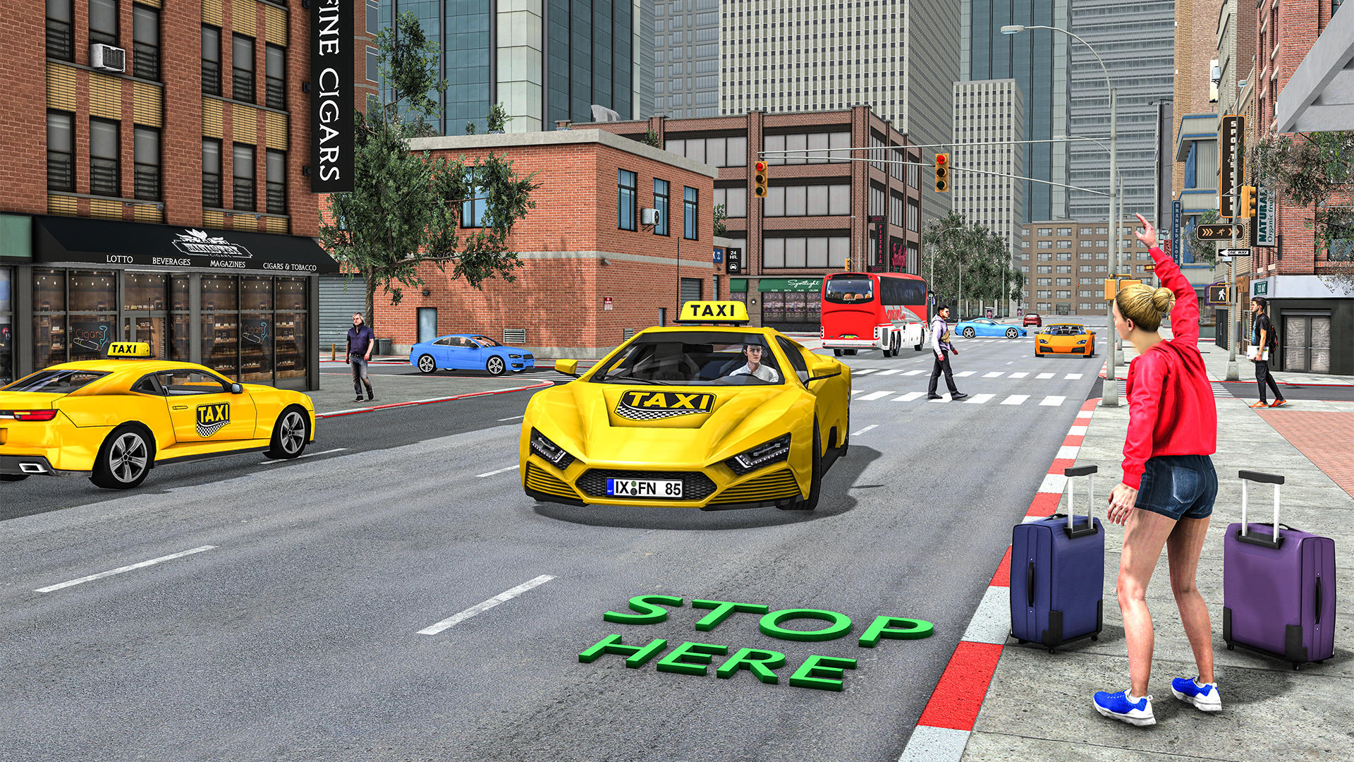 Grand City Taxi : Car Games 3D android iOS pre-register-TapTap