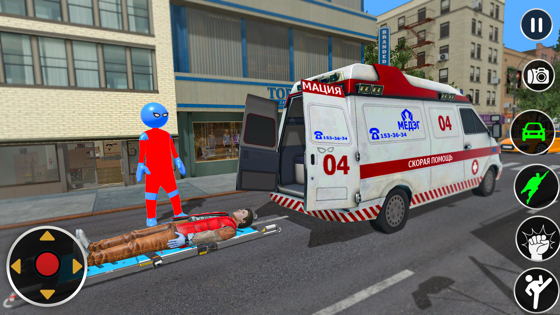 Rope Flying Stickman Rescue 3D android iOS apk download for free-TapTap