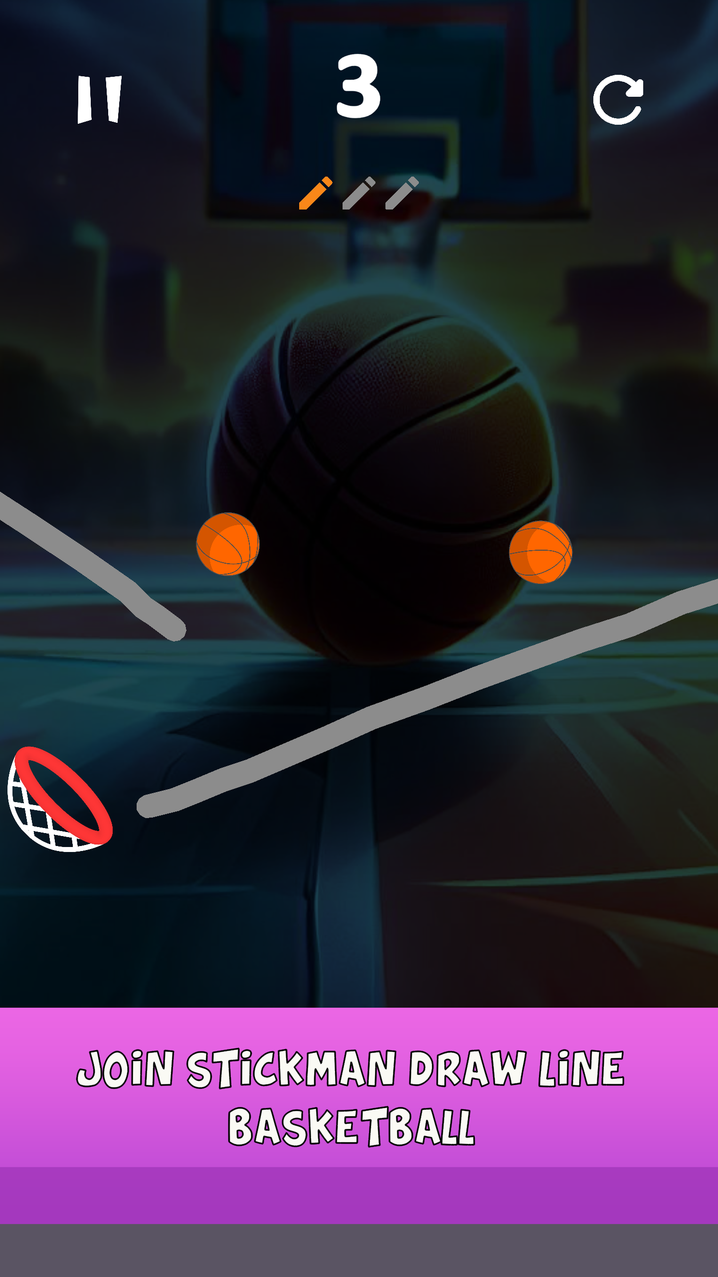 Stickman Draw Line Basketball android iOS apk download for free-TapTap
