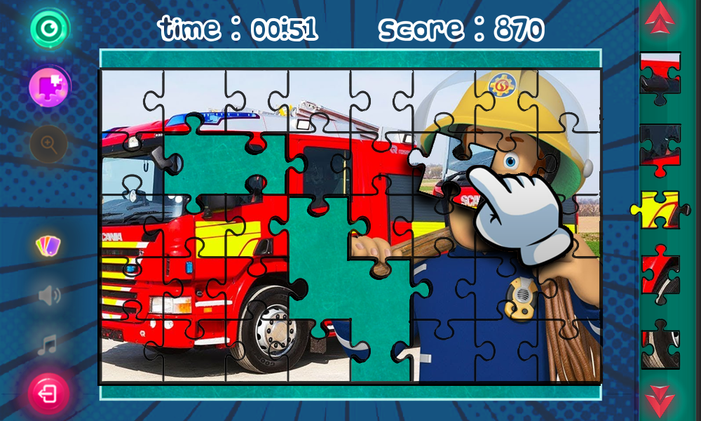 Firefighter Jigsaw Sam Puzzle android iOS-TapTap