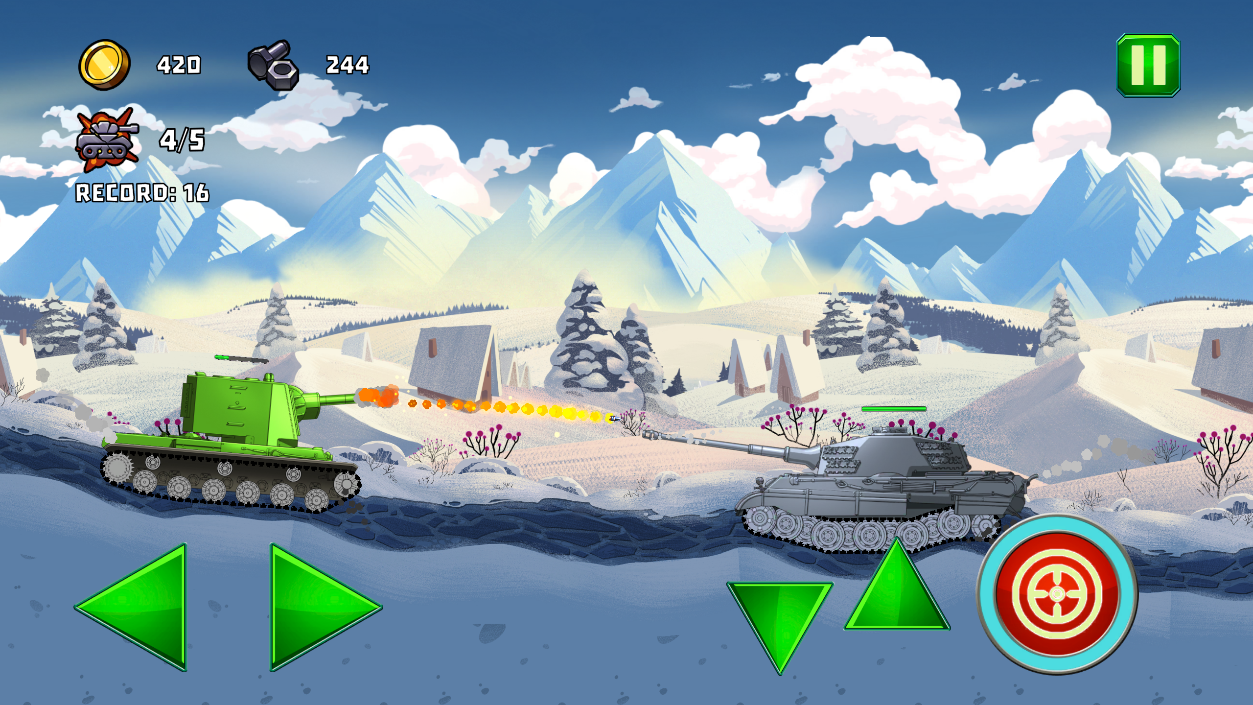 Tank Attack 5 Tanks 2D mobile android iOS apk download for free-TapTap