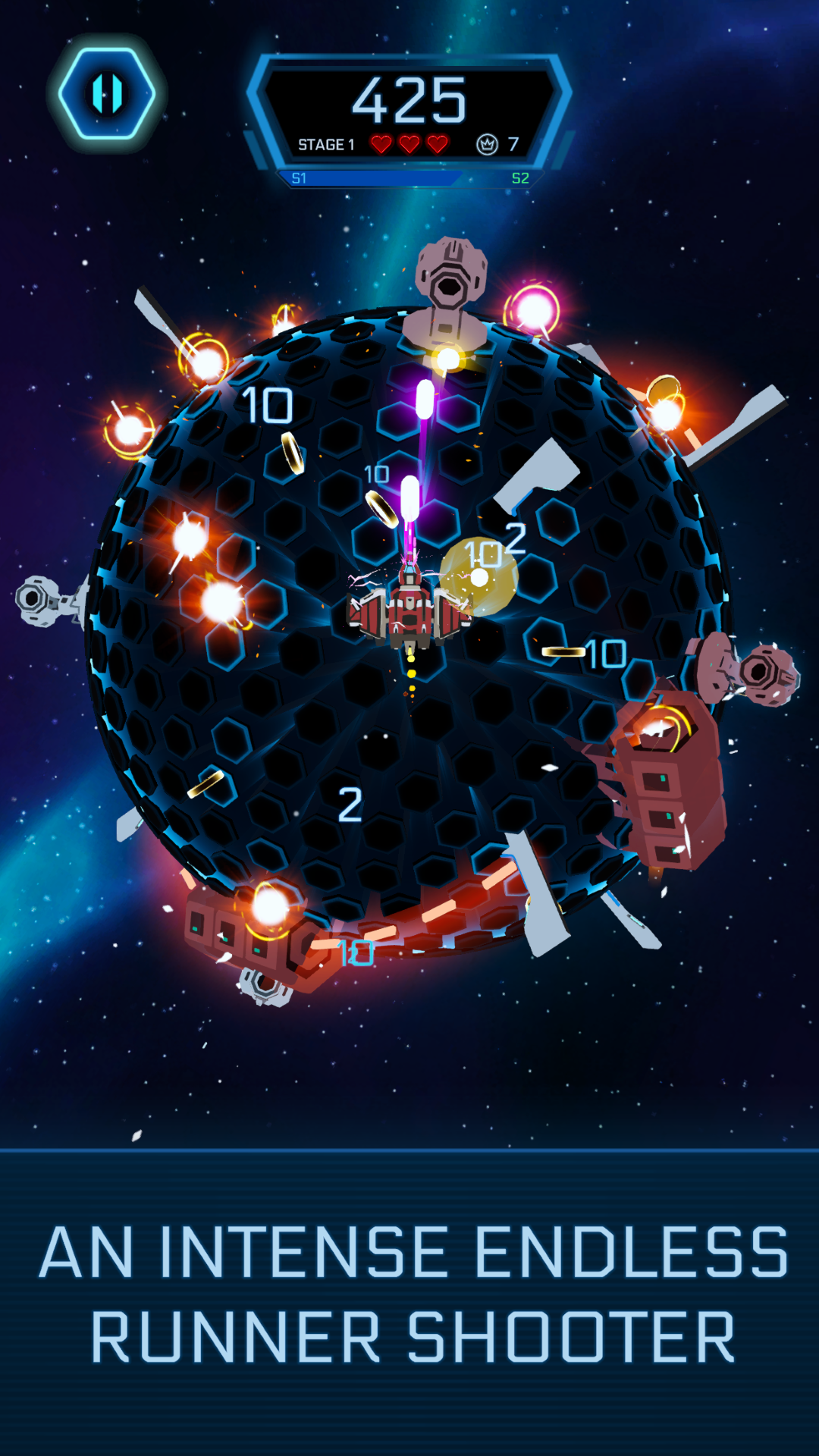 Galaxy Swirl: Action Runner for Android/iOS - TapTap
