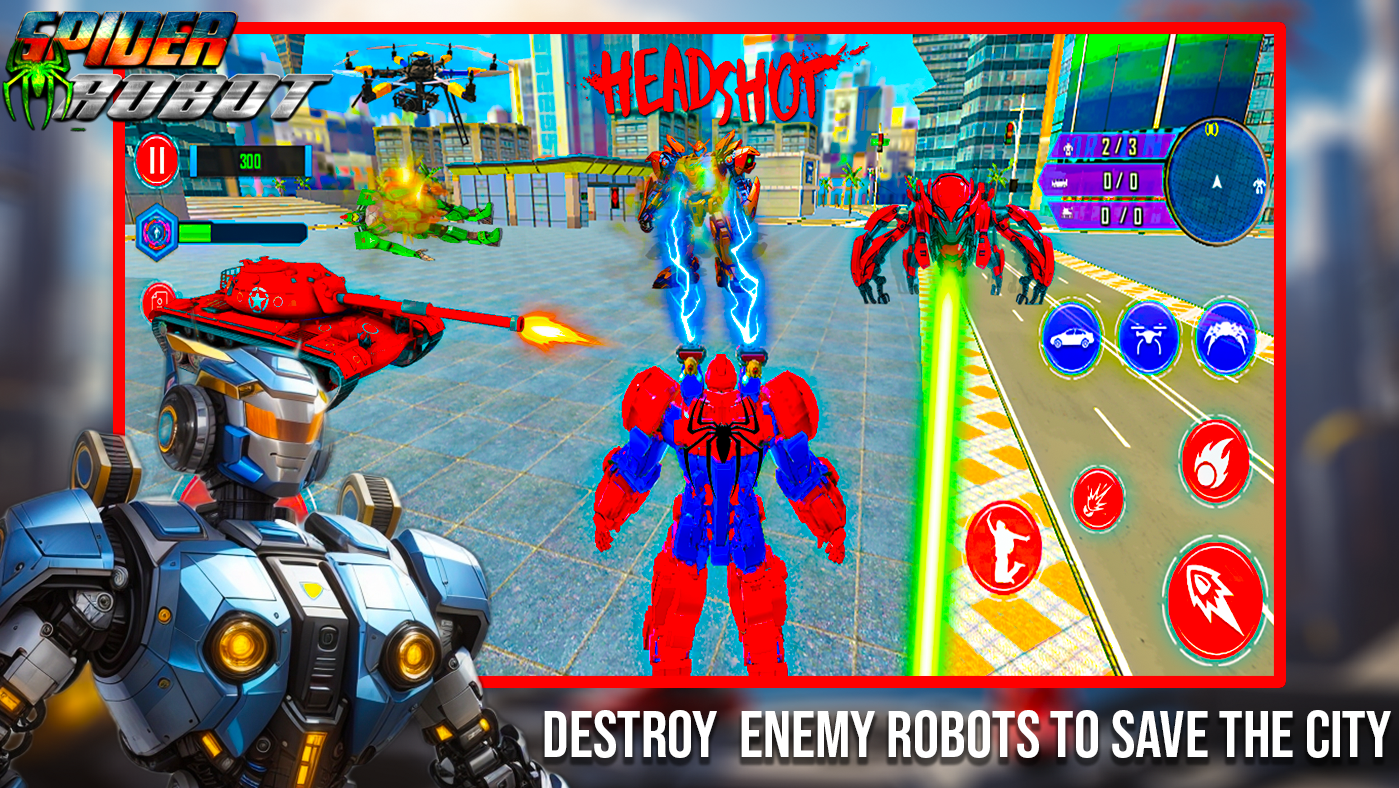 Spider Robot: Transform Car 3d android iOS-TapTap