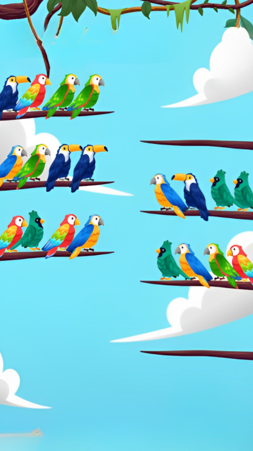 Sort Color Birds Brain Puzzle android iOS apk download for free-TapTap