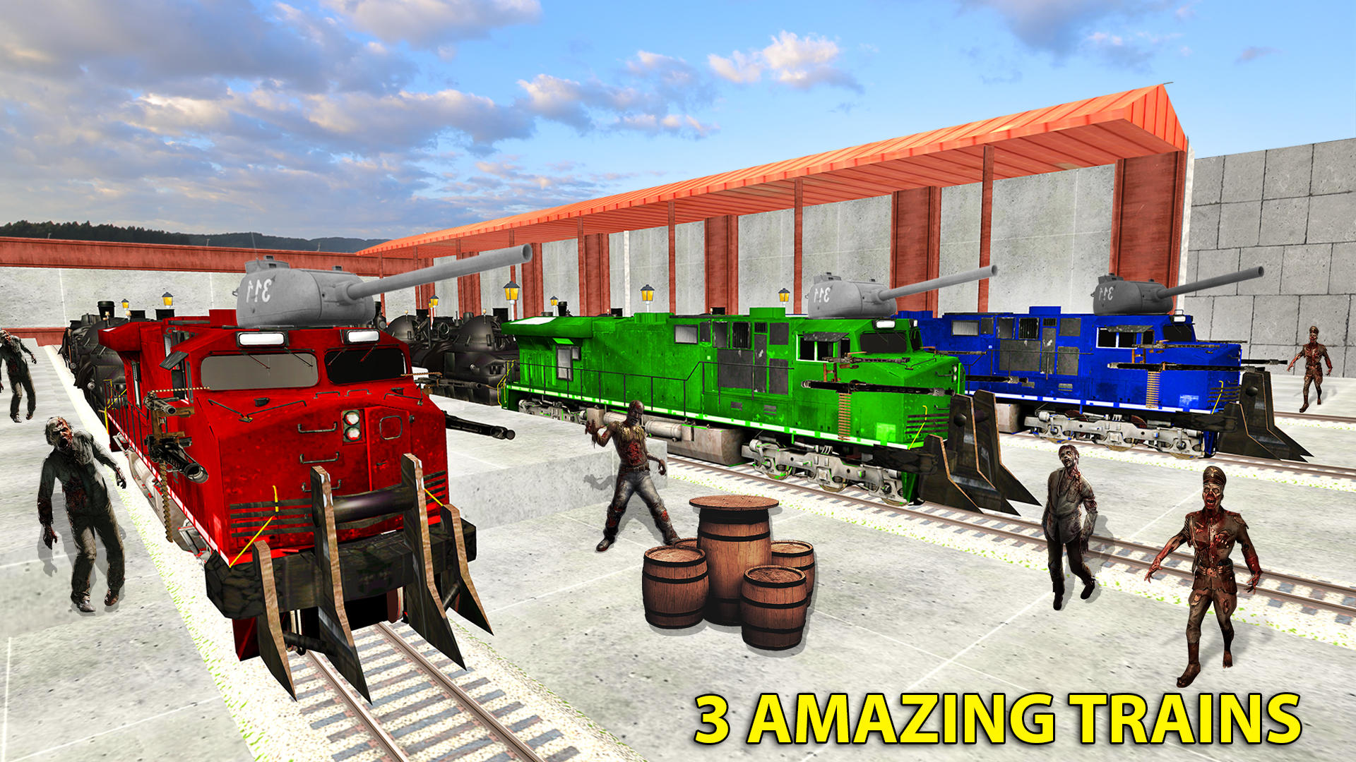 Army Train Zombie Shooting Sim android iOS-TapTap