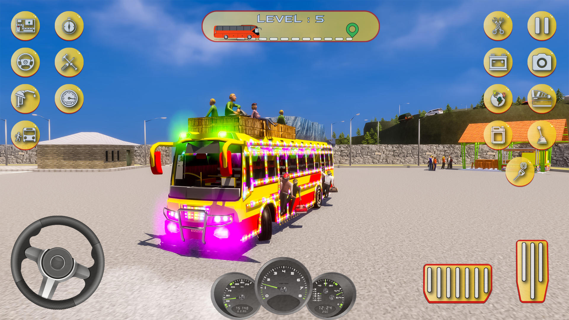 Indian Bus Uphill Bus Games 3D android iOS-TapTap