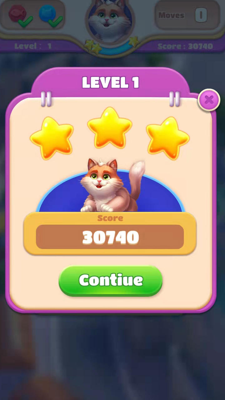 Kitty Cat:Match 3 puzzle games android iOS apk download for free-TapTap