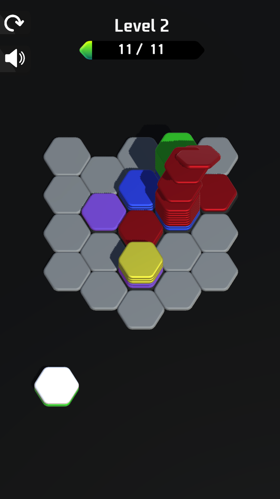 Hexagon Stack: Sort Colors android iOS apk download for free-TapTap