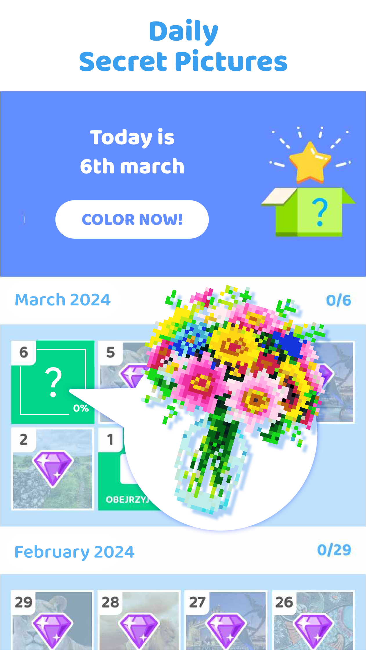 Pixel Splash coloring book android iOS apk download for free-TapTap