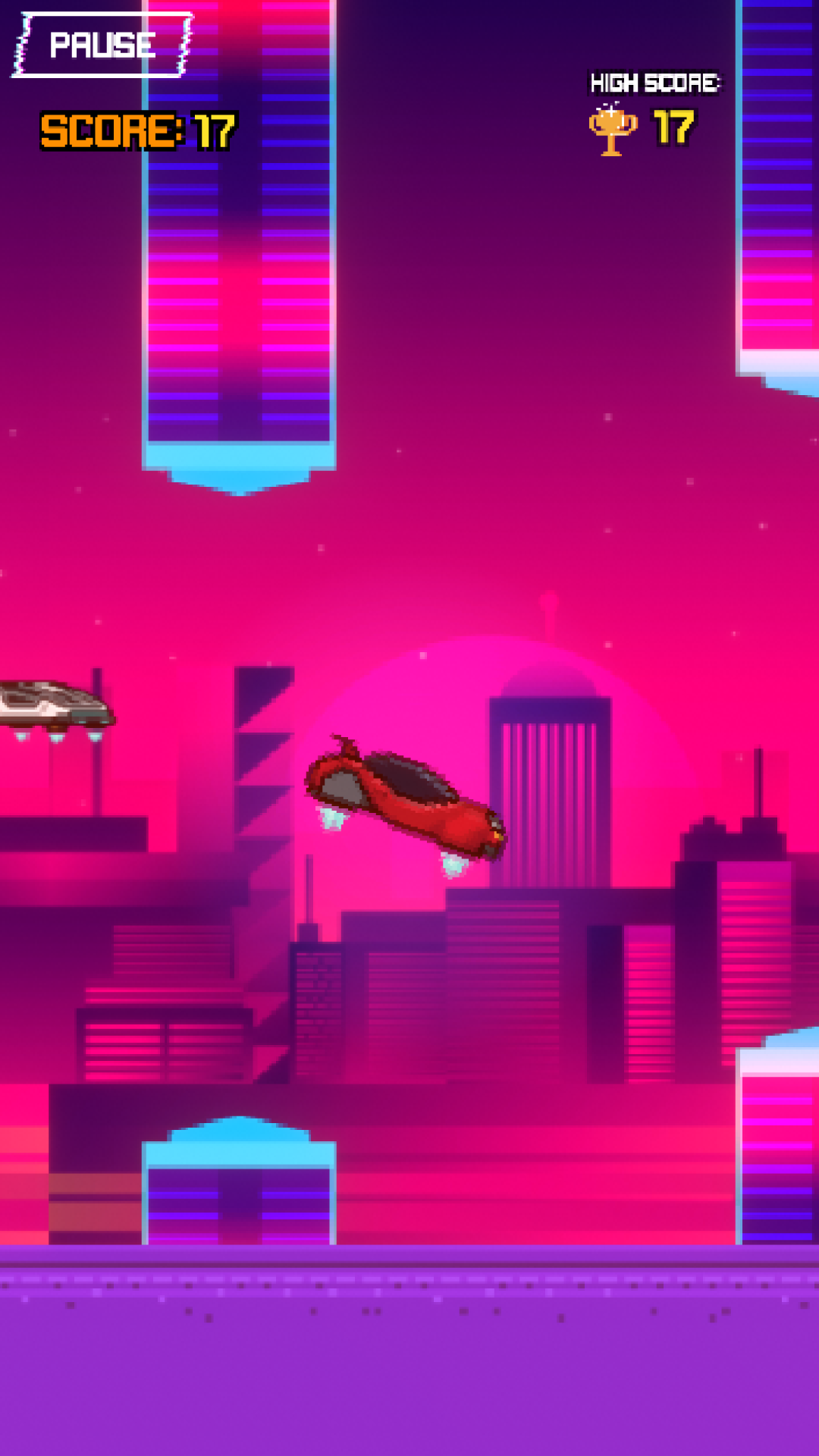 Cyber Flight: Neon Nights android iOS-TapTap