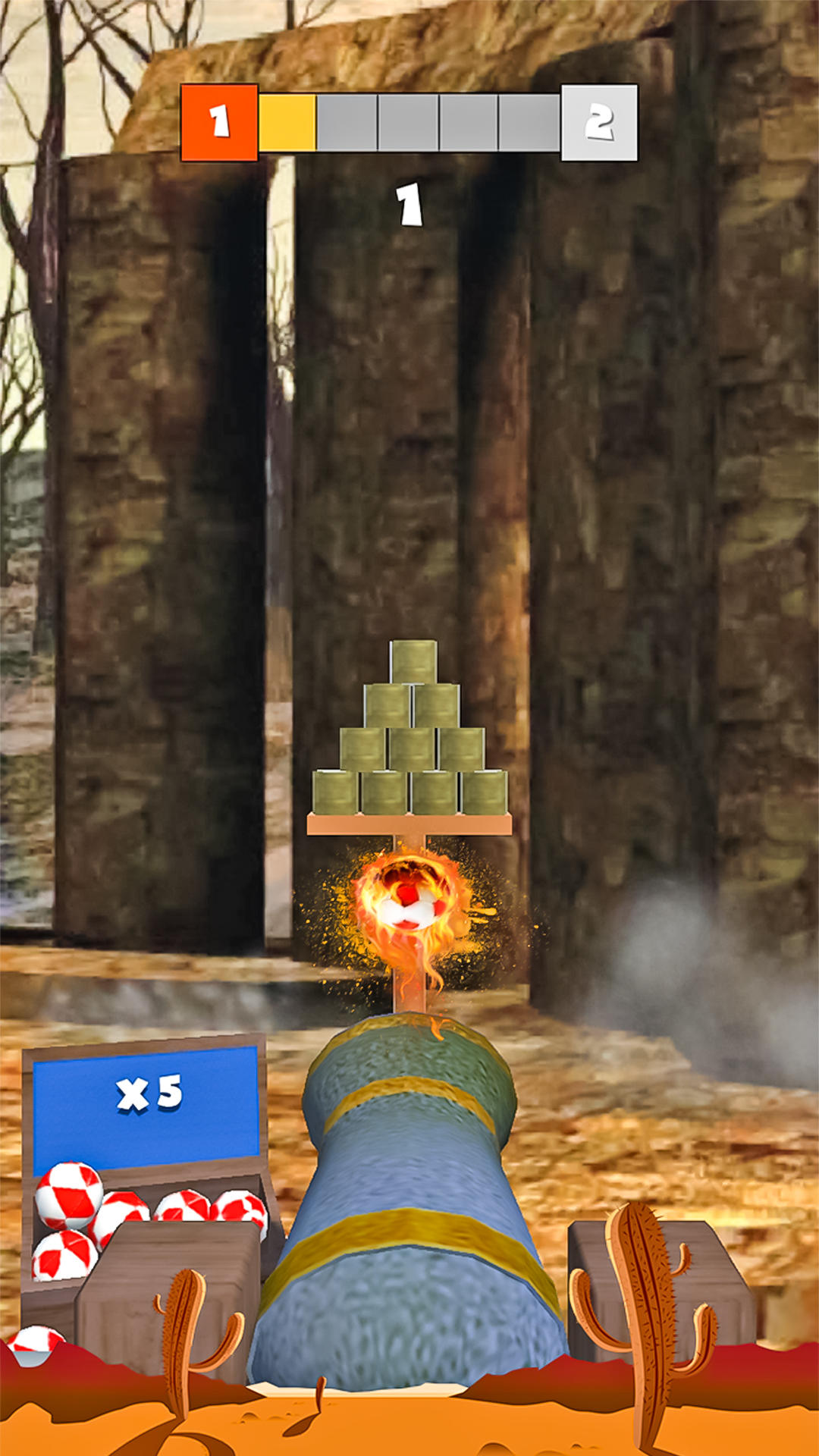 Hit Knock Cans Down android iOS-TapTap