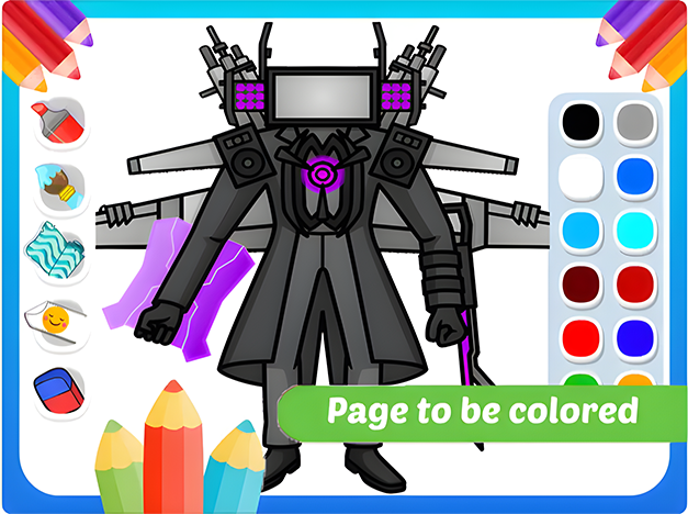 Titan TV Man returns coloring android iOS-TapTap