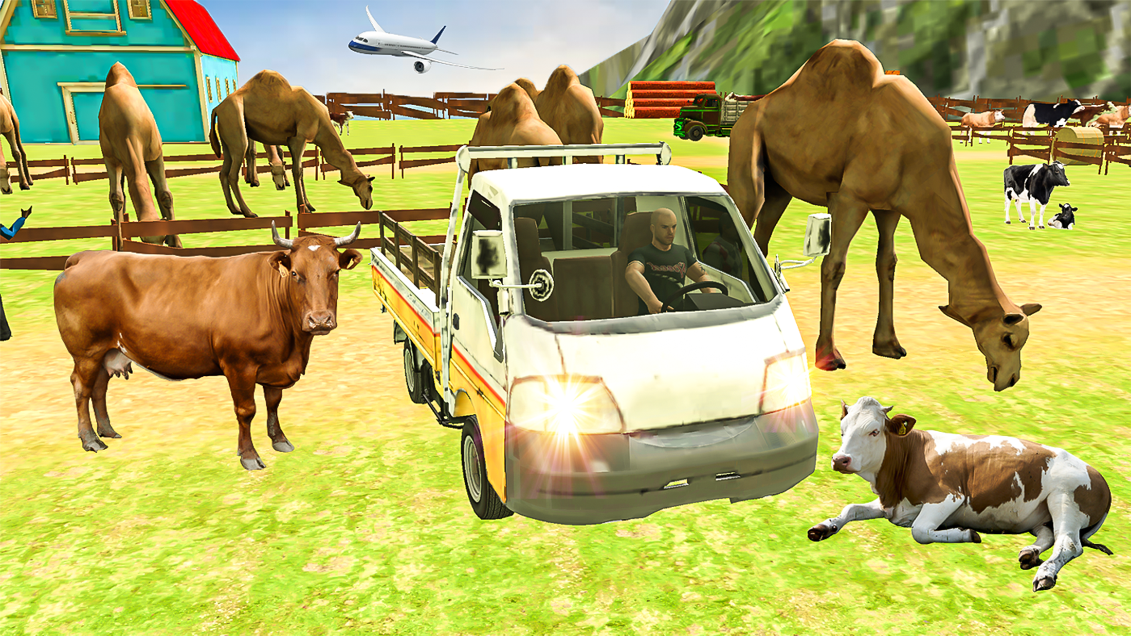 Farm Animal Truck Driver Games android iOS-TapTap