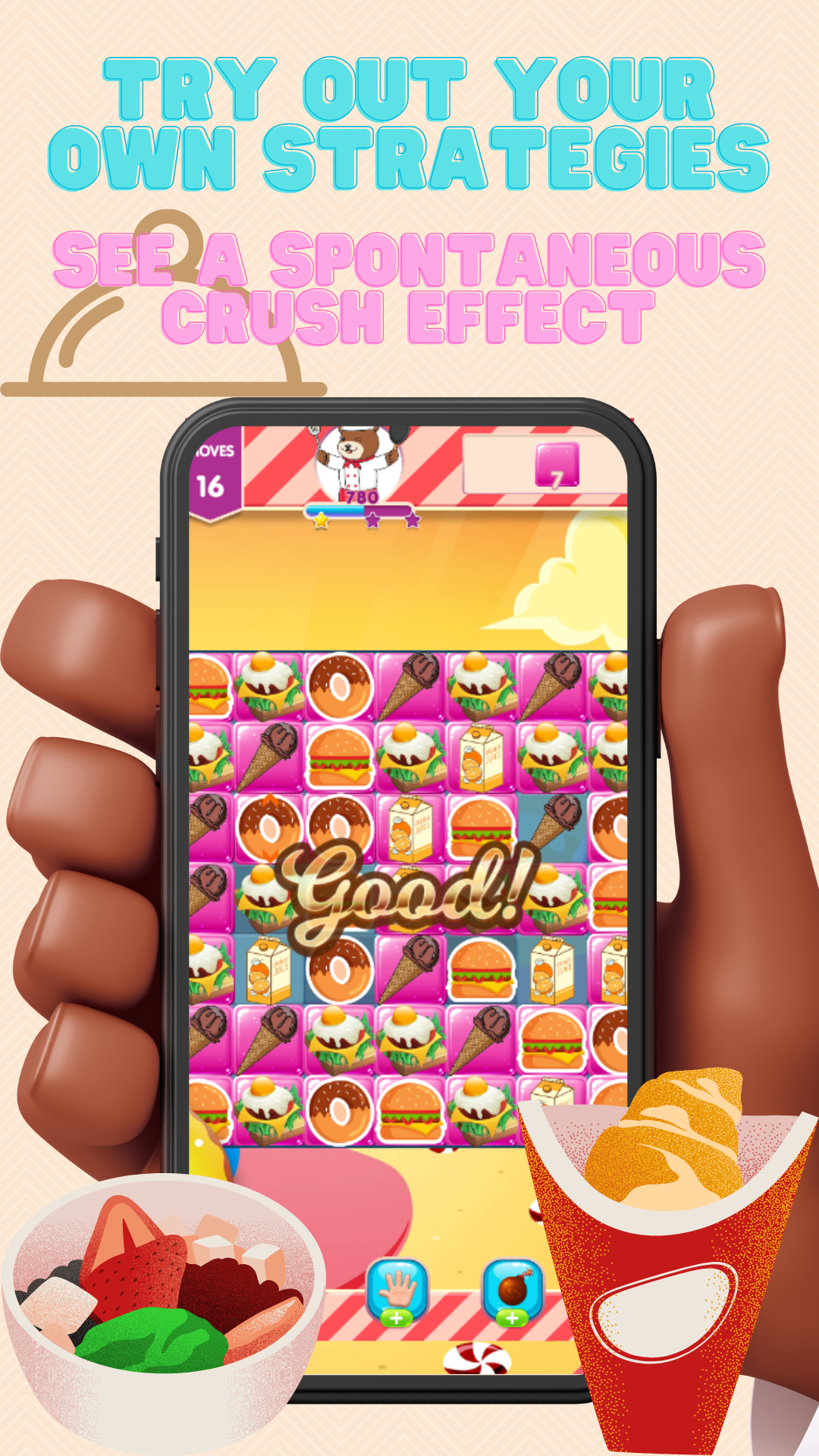 Bear Food Match:3D Fast Foodle android iOS-TapTap