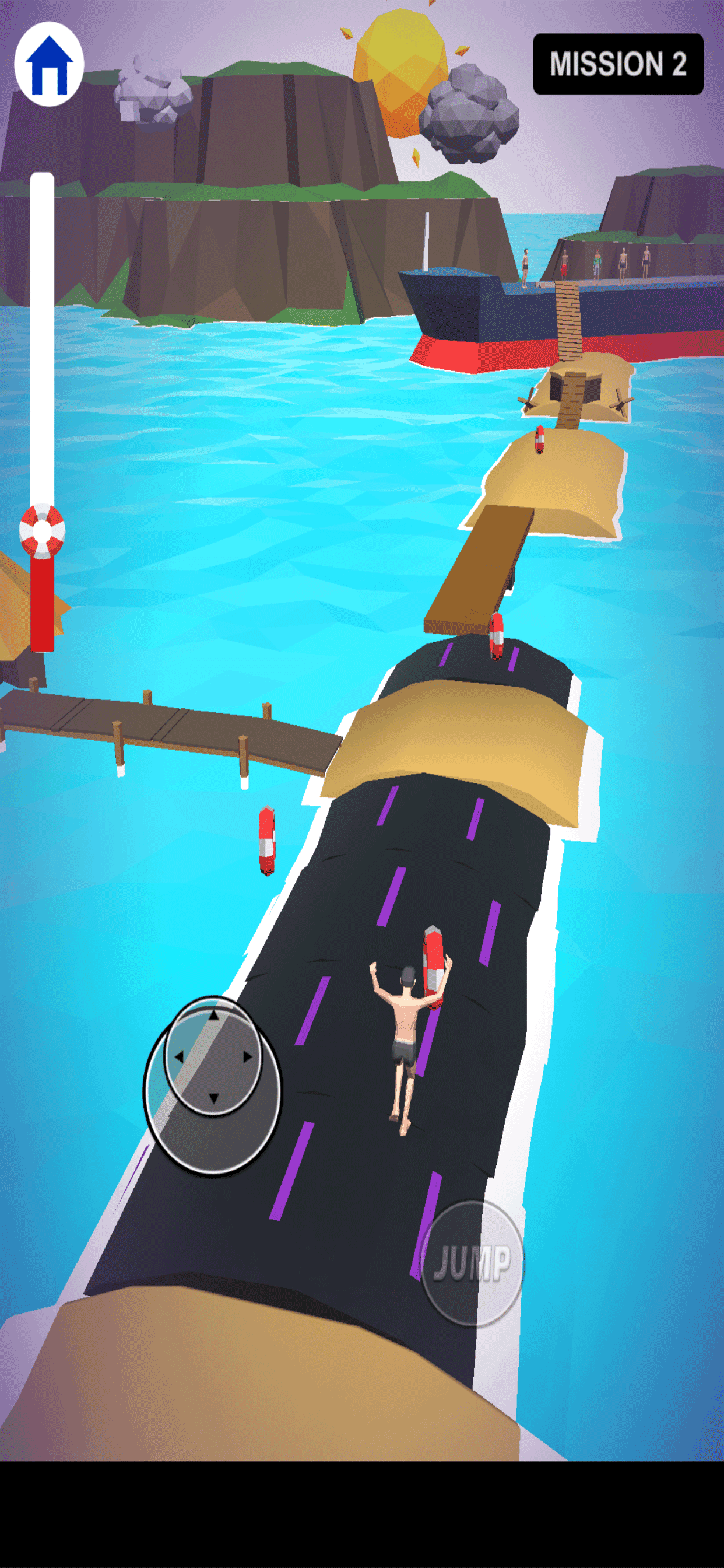 Tsunami Escape Rainbow android iOS apk download for free-TapTap