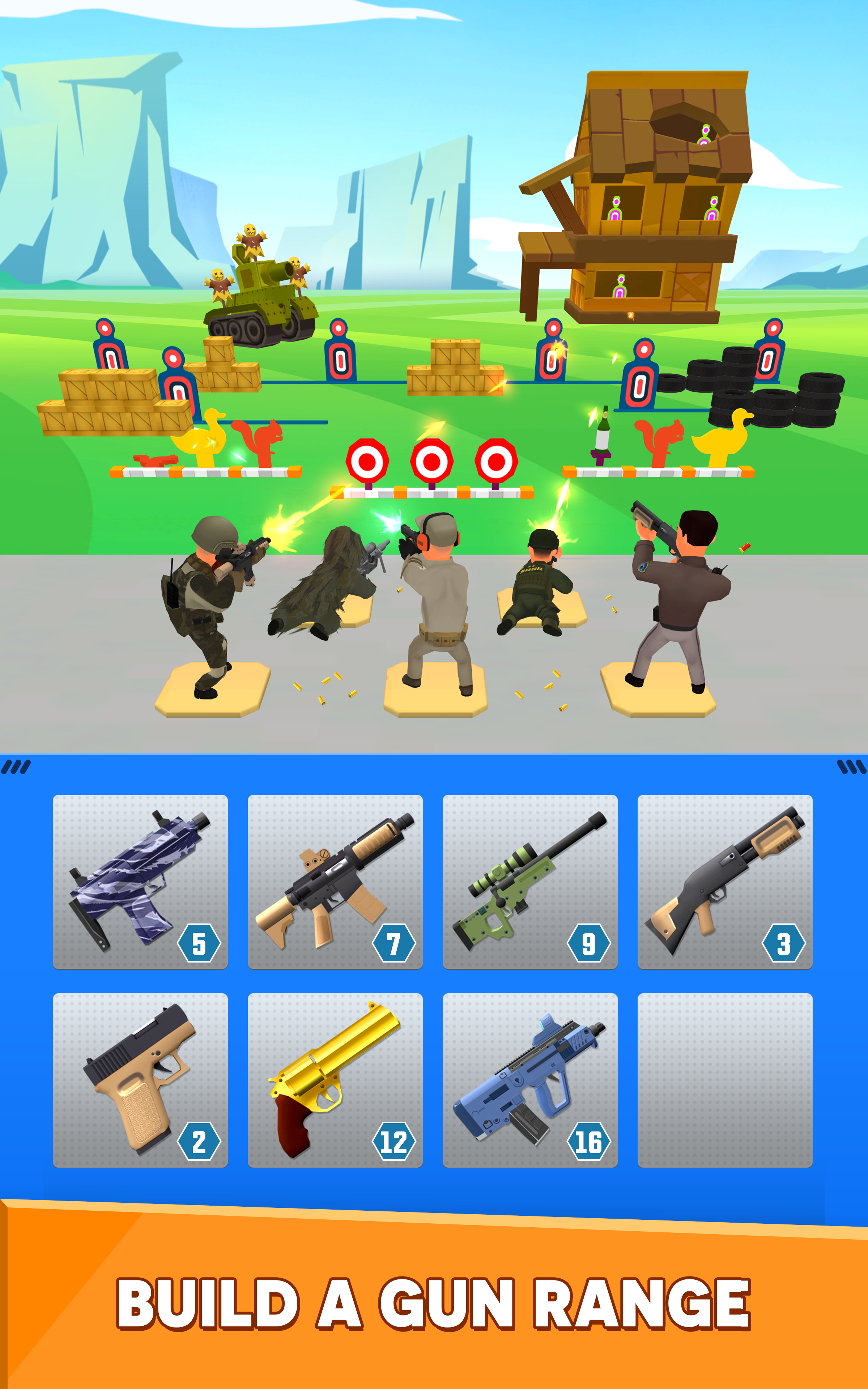 Gun Range: Idle Shooter android iOS apk download for free-TapTap