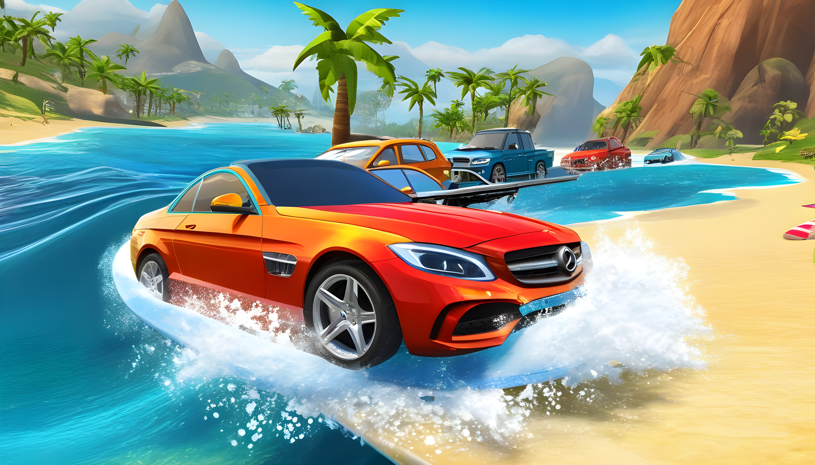 Swimming Car Race: 2024 android iOS apk download for free-TapTap