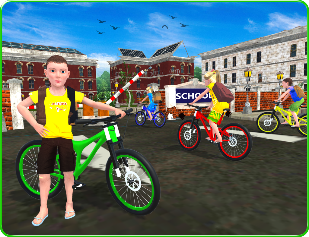 Kids School Time Bicycle Race android iOS apk download for free-TapTap