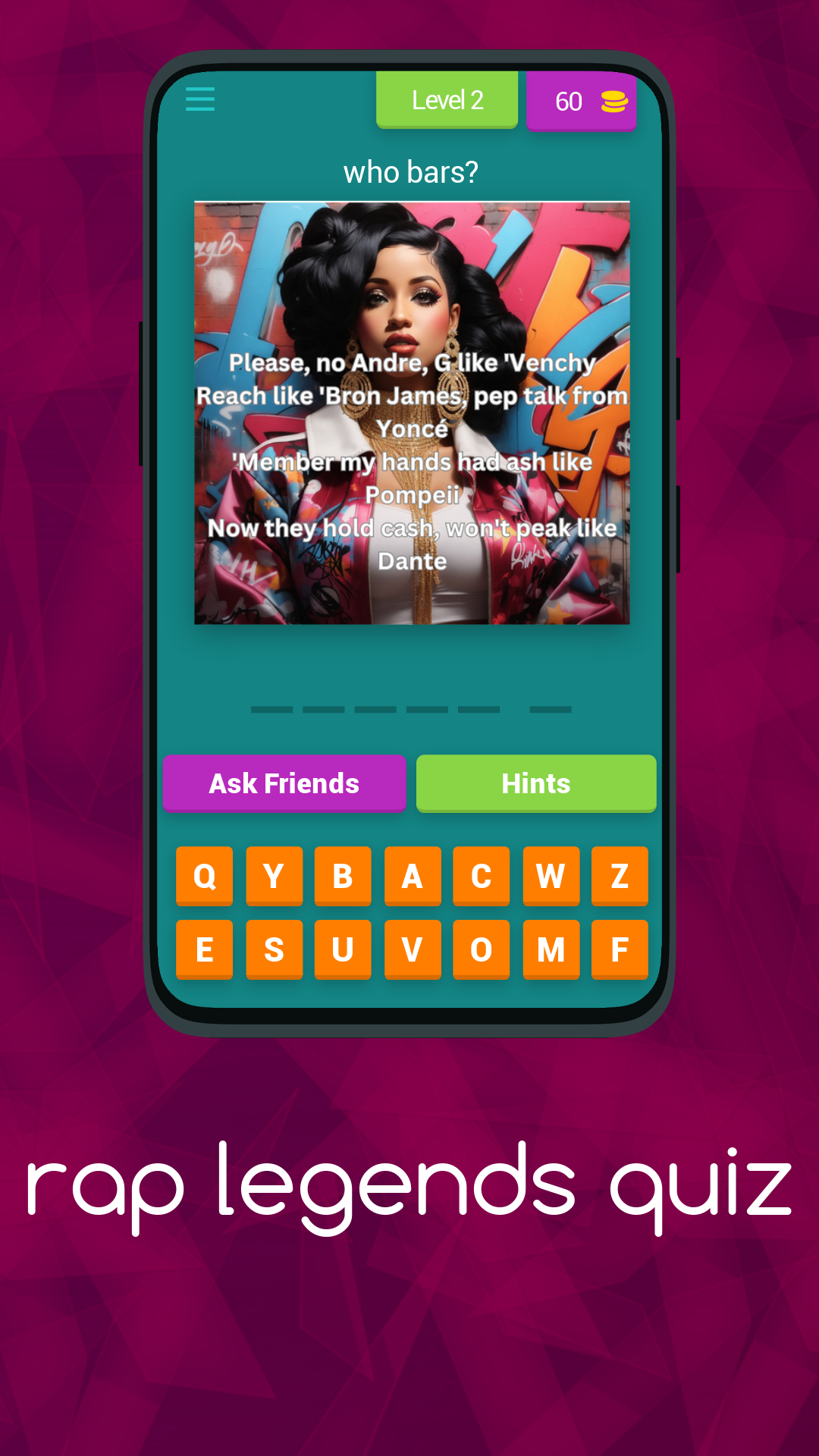 rap legends quiz android iOS-TapTap