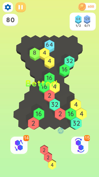 2048 Hexagon - Merge Puzzle 3D android iOS apk download for free-TapTap