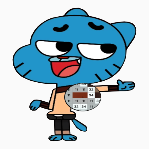 Gumball Pixel Art Coloring for Android/iOS - TapTap