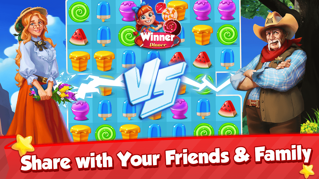 Winner Dinner: Match 3 to Win! android iOS-TapTap
