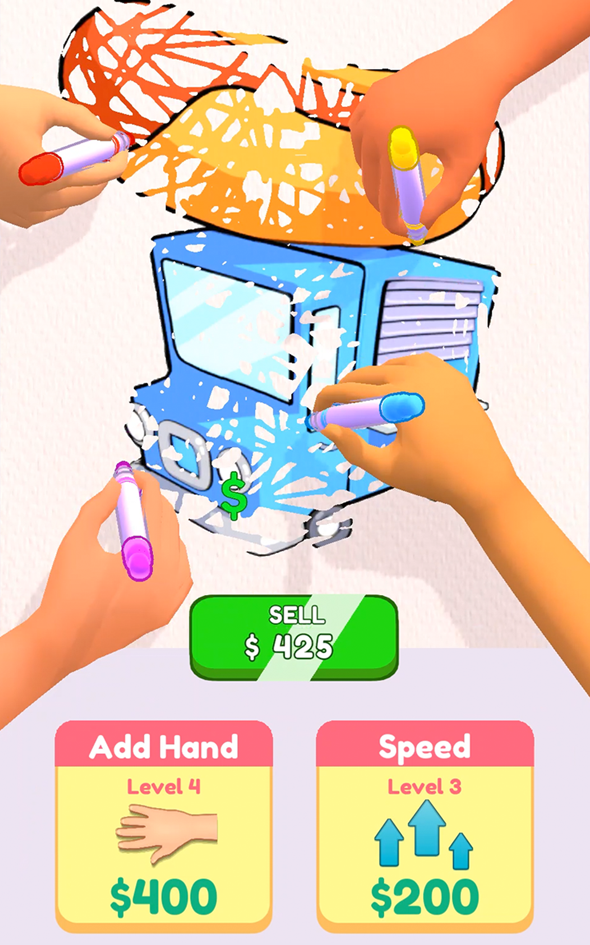 Idle Painting Hands mobile-TapTap