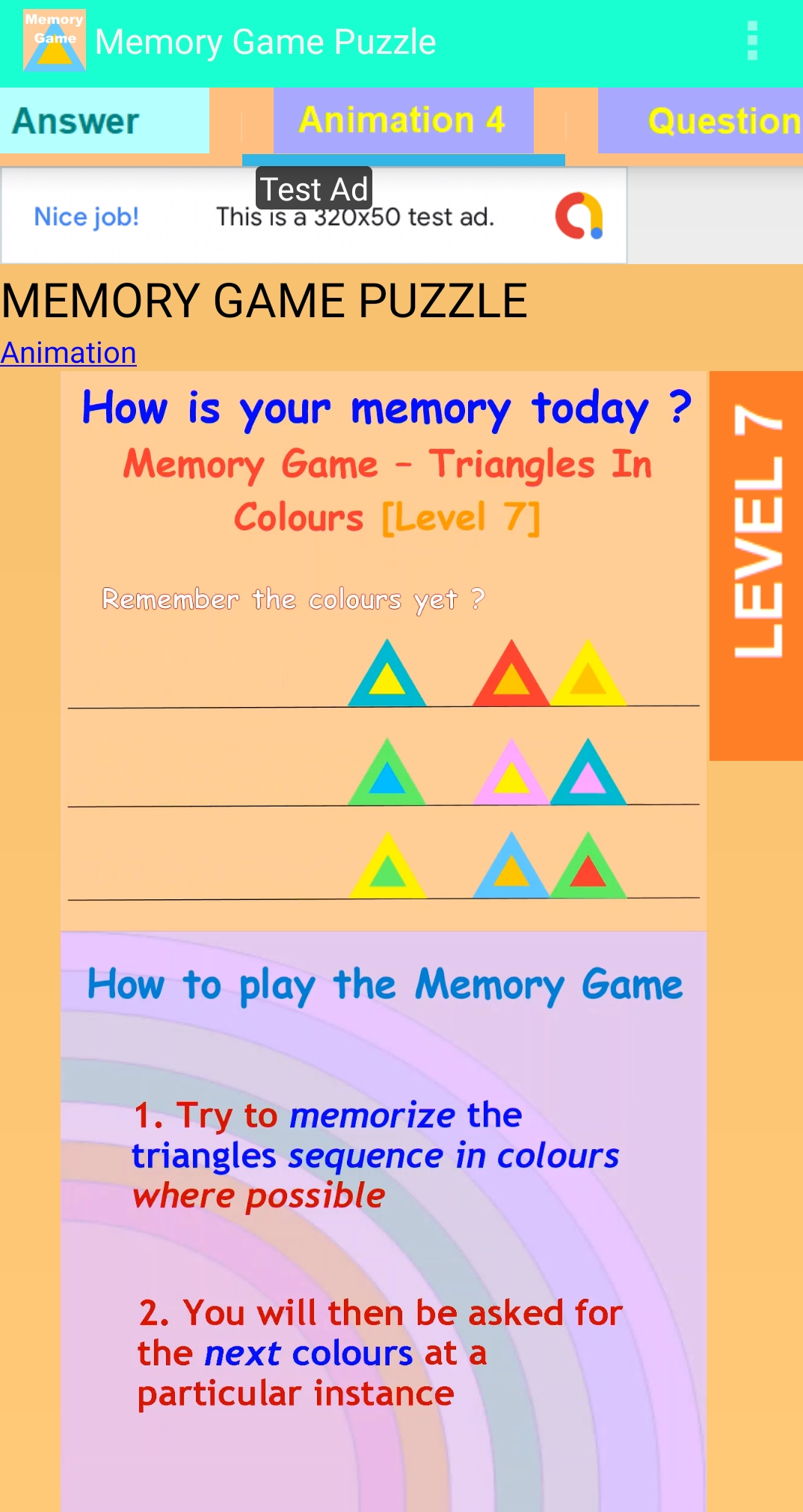 Memory Game Puzzle android iOS-TapTap