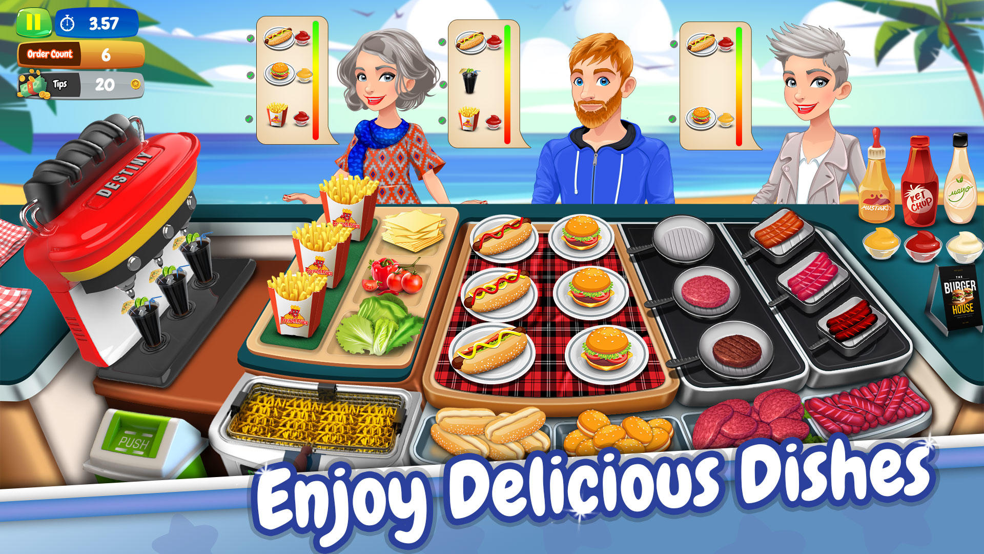 Madness Cook 3D Burger Games android iOS apk download for free-TapTap