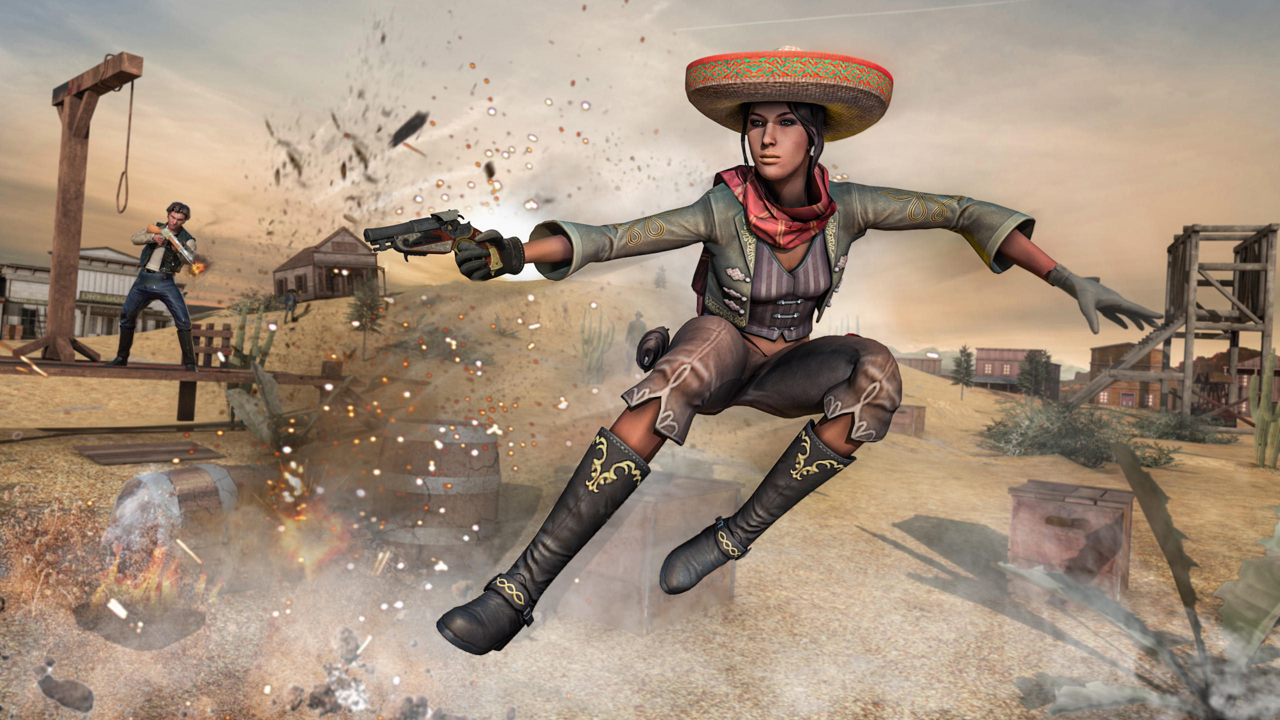 West Cowboy Gun Shooting Games android iOS-TapTap