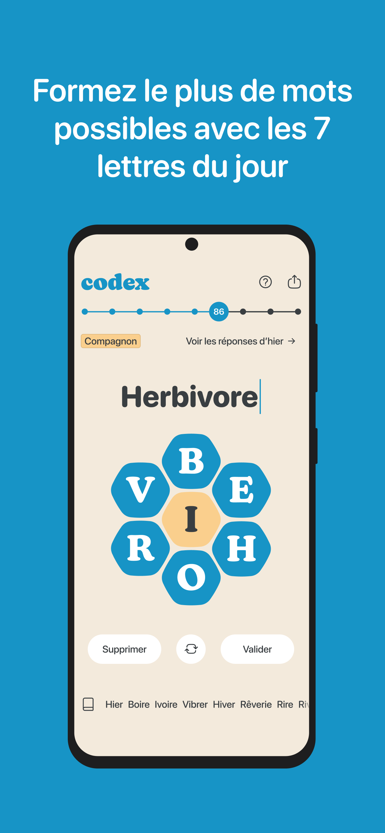 Codex - Le jeu de lettres android iOS apk download for free-TapTap