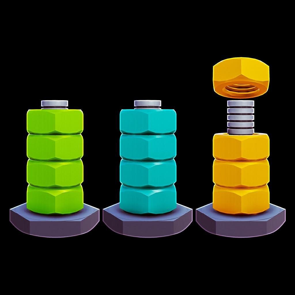 Nuts and Bolts Color Sort Game for Android/iOS - TapTap
