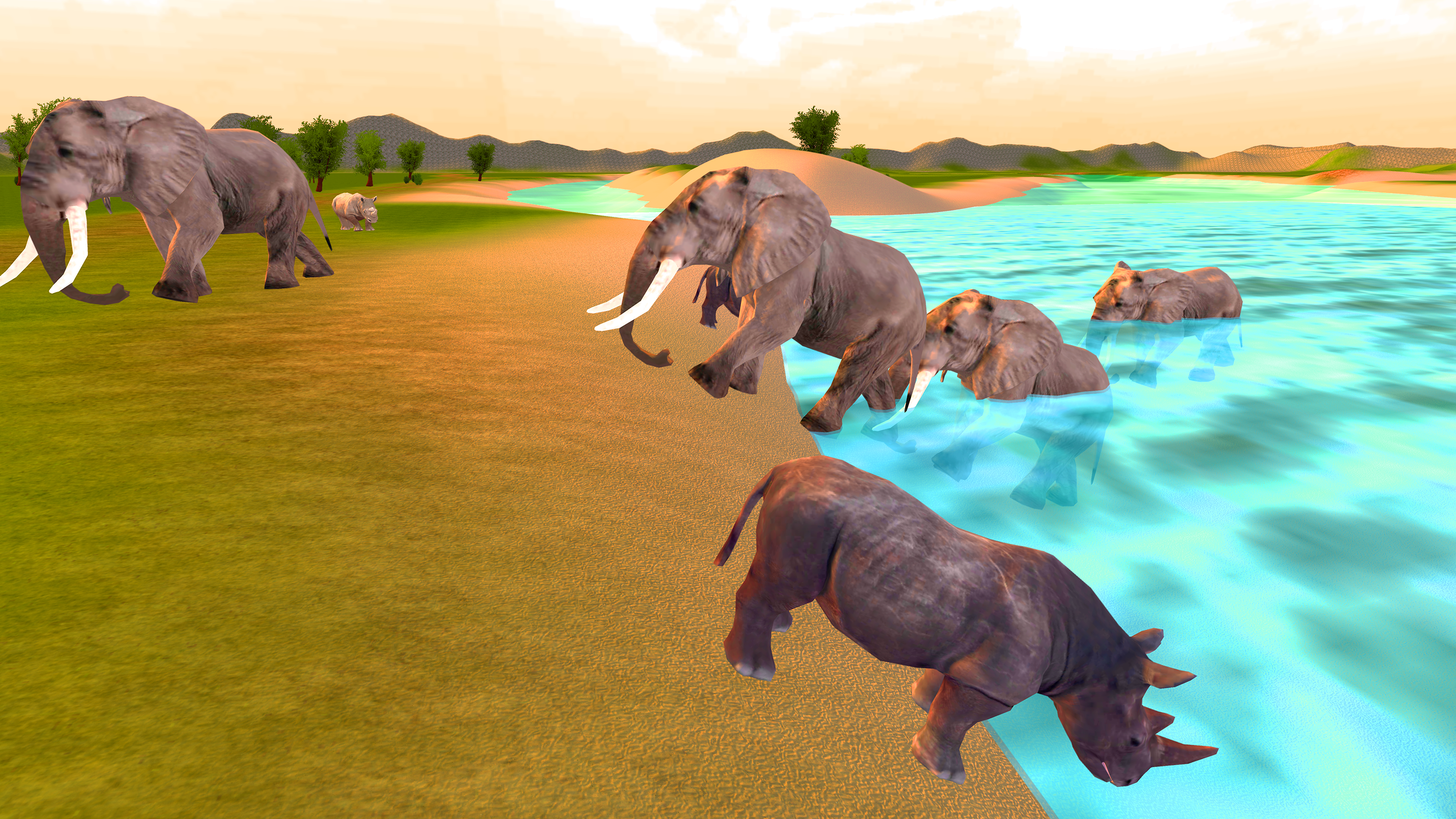 Rhino Simulator Rhino Games mobile Android apk download for free-TapTap