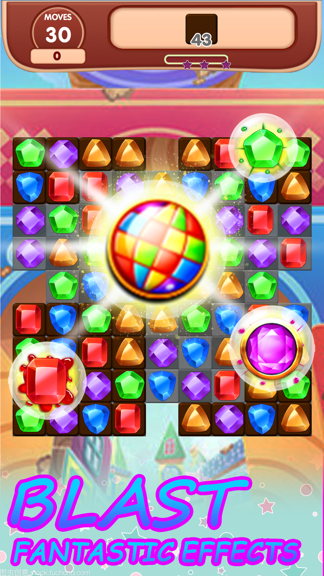 Jewel king match 3 puzzle game android iOS-TapTap