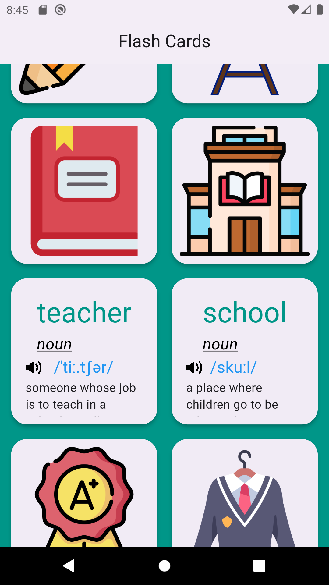 Flash Cards android iOS-TapTap