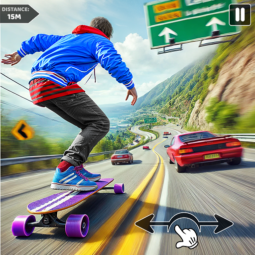 Downhill Skateboarding Game for Android/iOS - TapTap