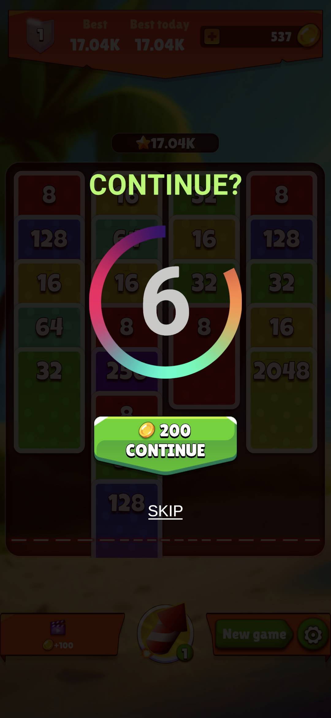 Color 2048 Card android iOS-TapTap