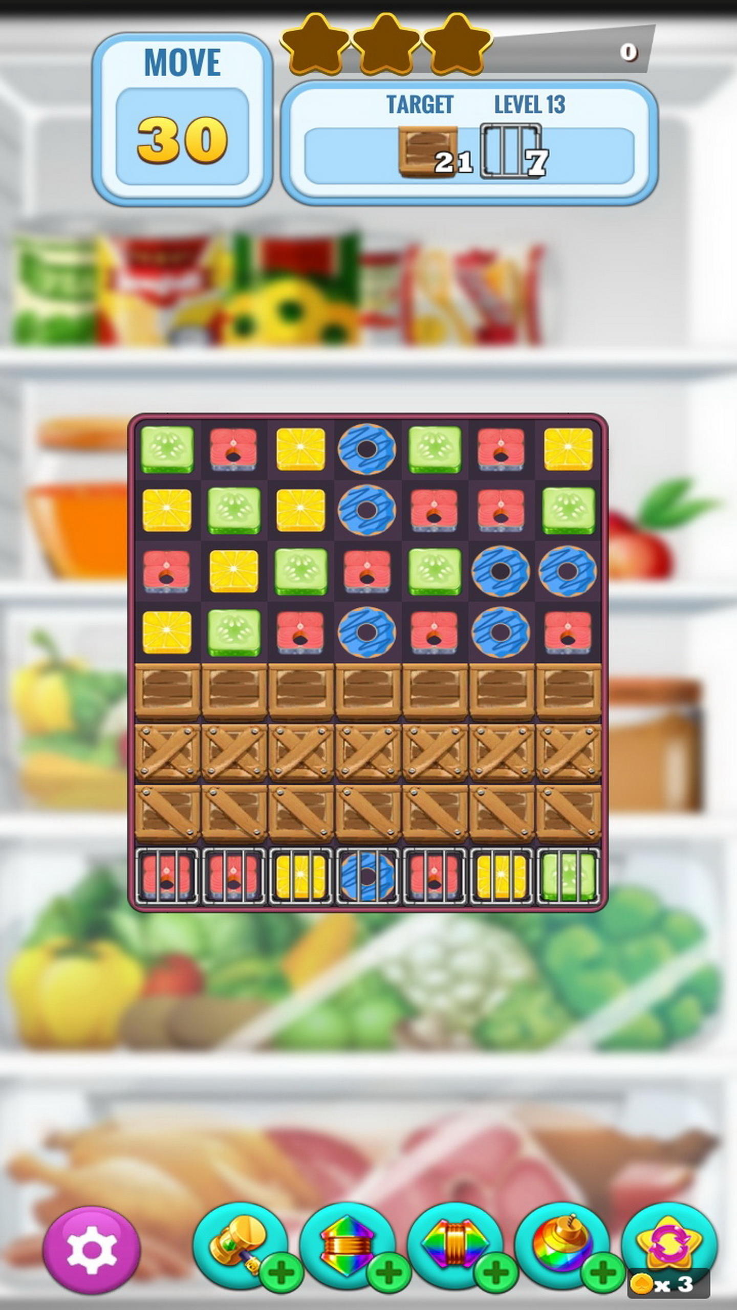 Fill The Fridge: Match 3 Game android iOS apk download for free-TapTap