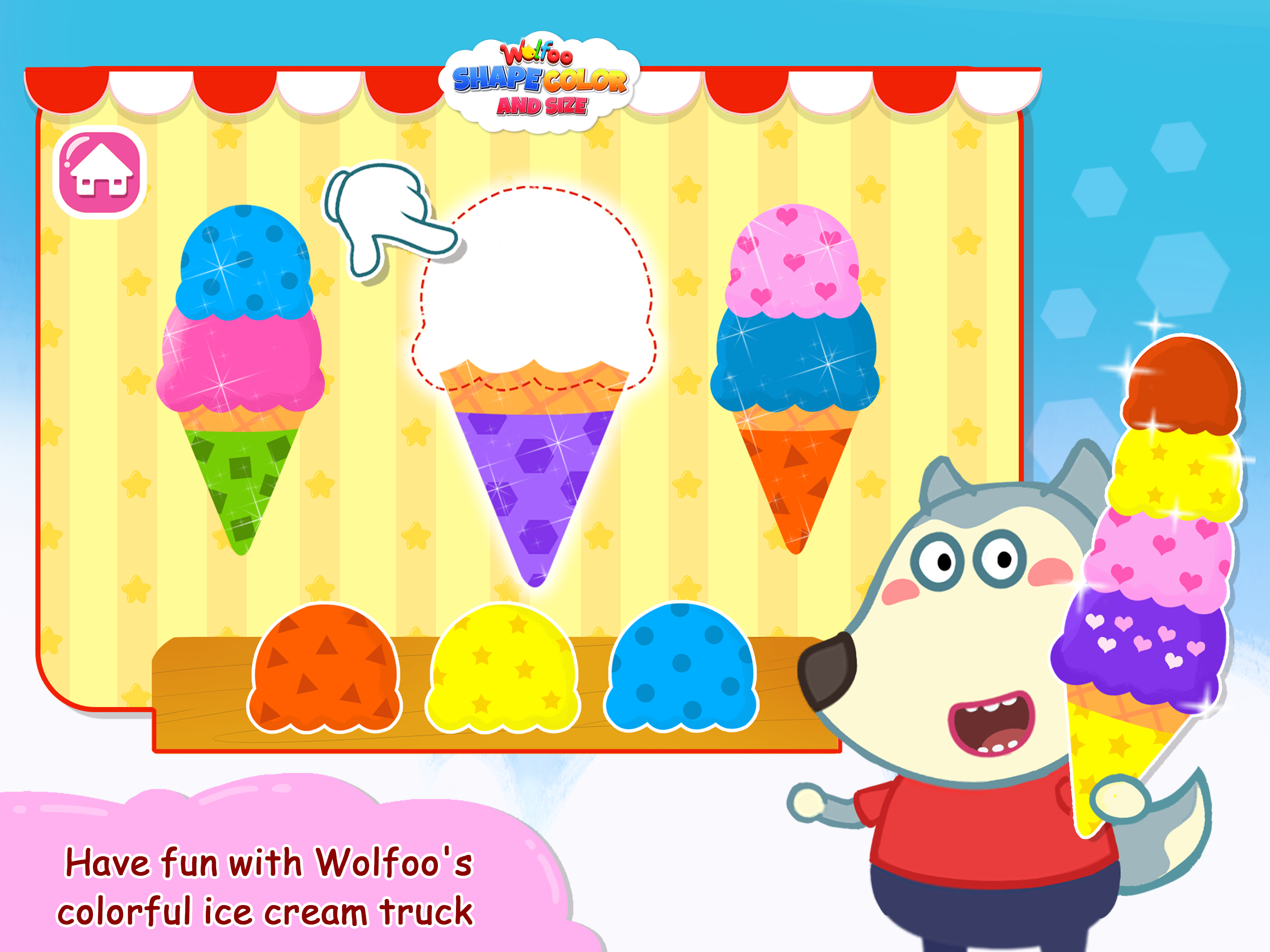 Wolfoo Shape Color and Size android iOS apk download for free-TapTap