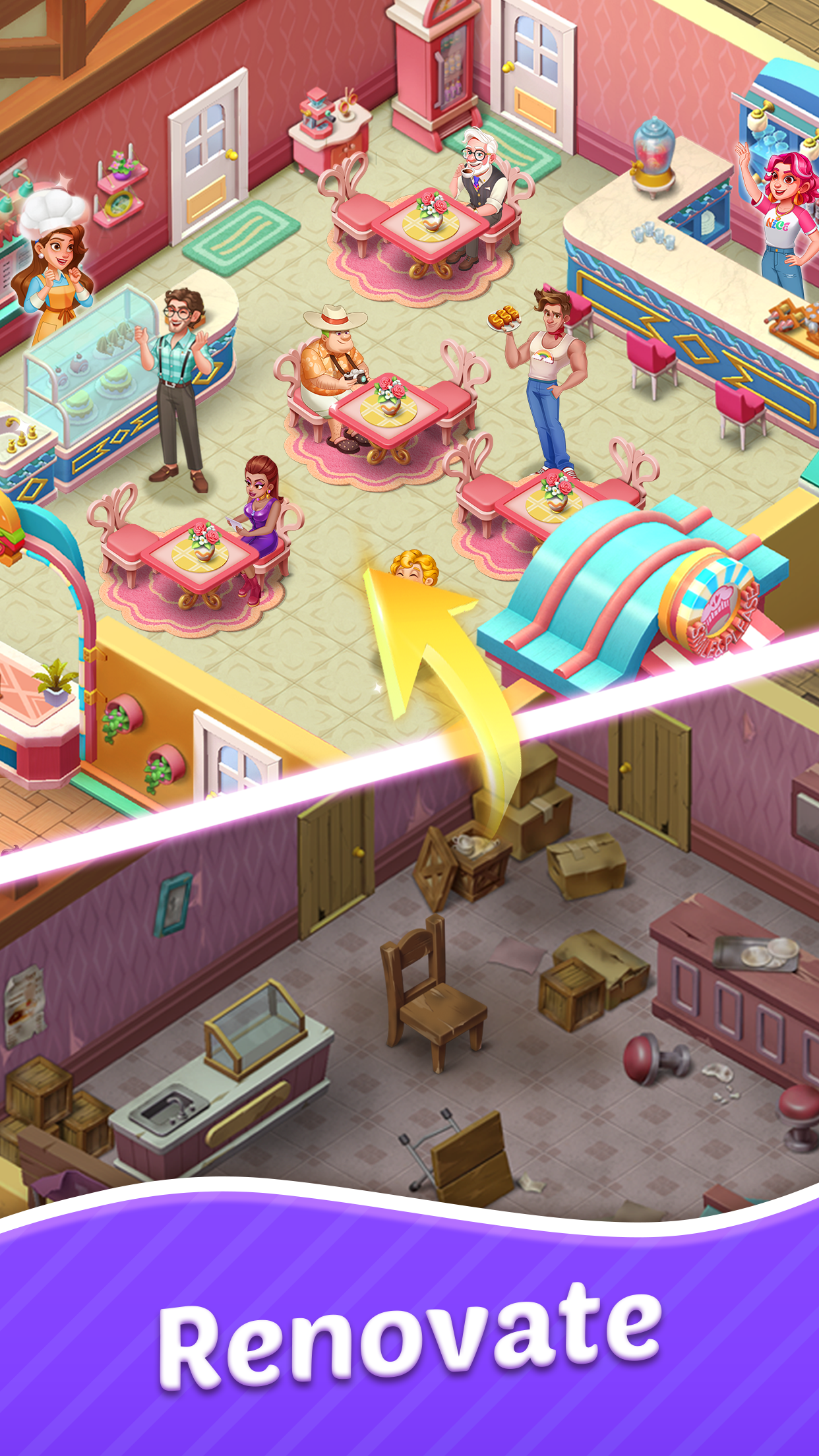 County Story: Merge & Cooking android iOS apk download for free-TapTap