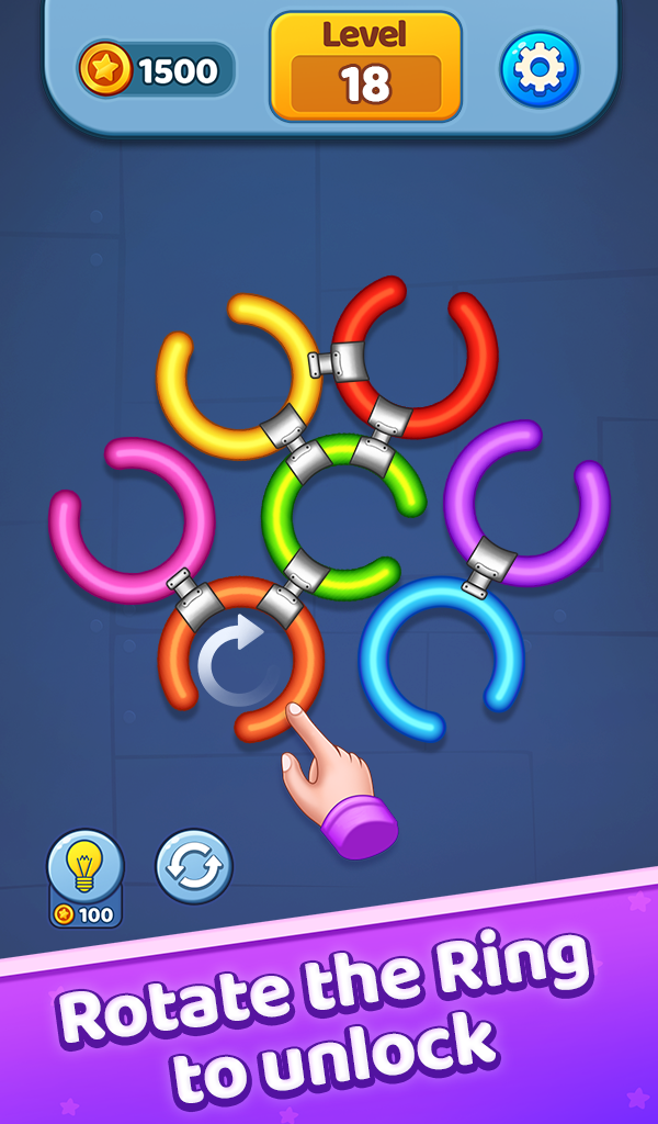 Rotate Rings - Circle Puzzle android iOS apk download for free-TapTap