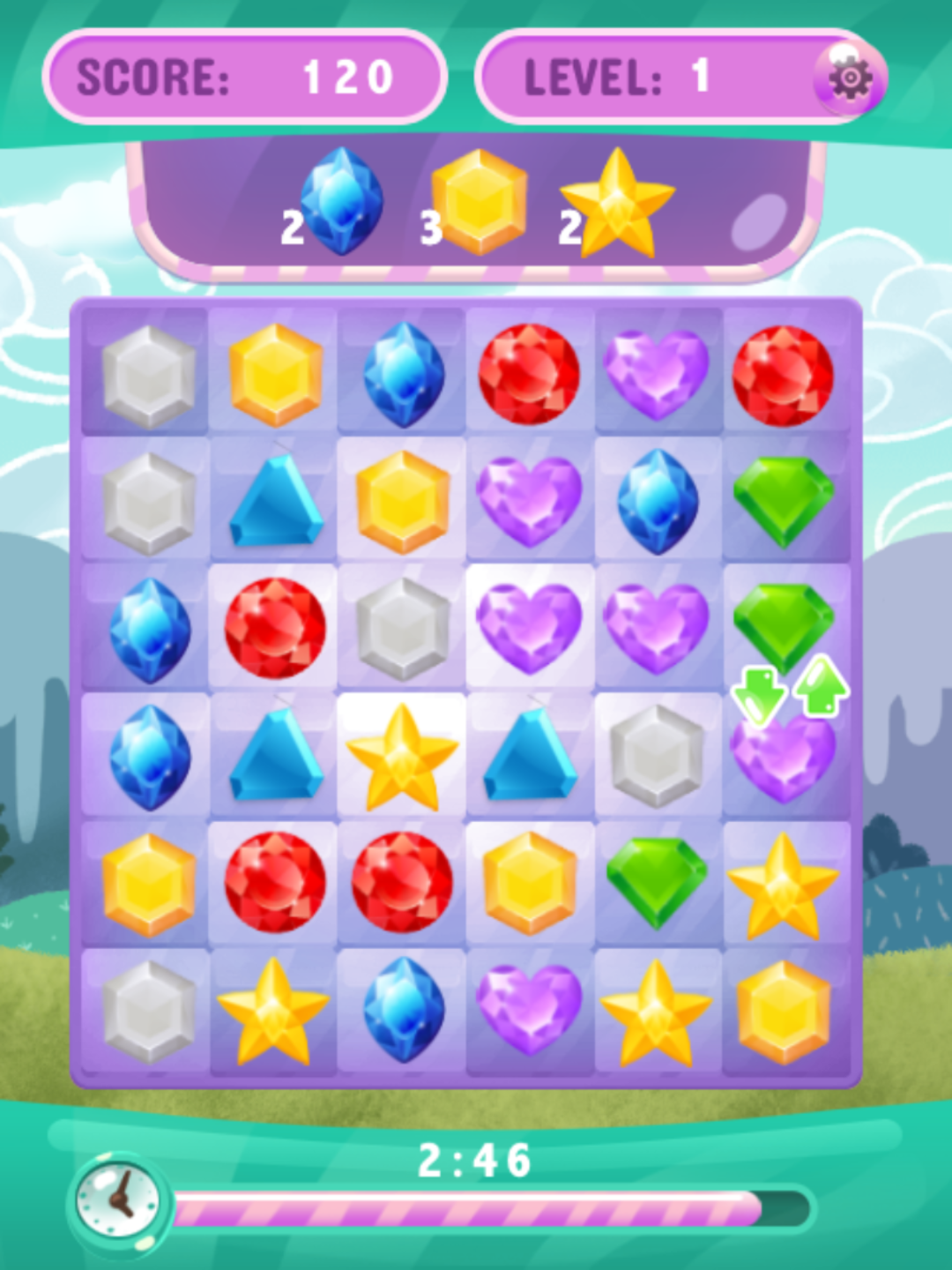 Gem Smash Jewel Match 3 Puzzle android iOS-TapTap
