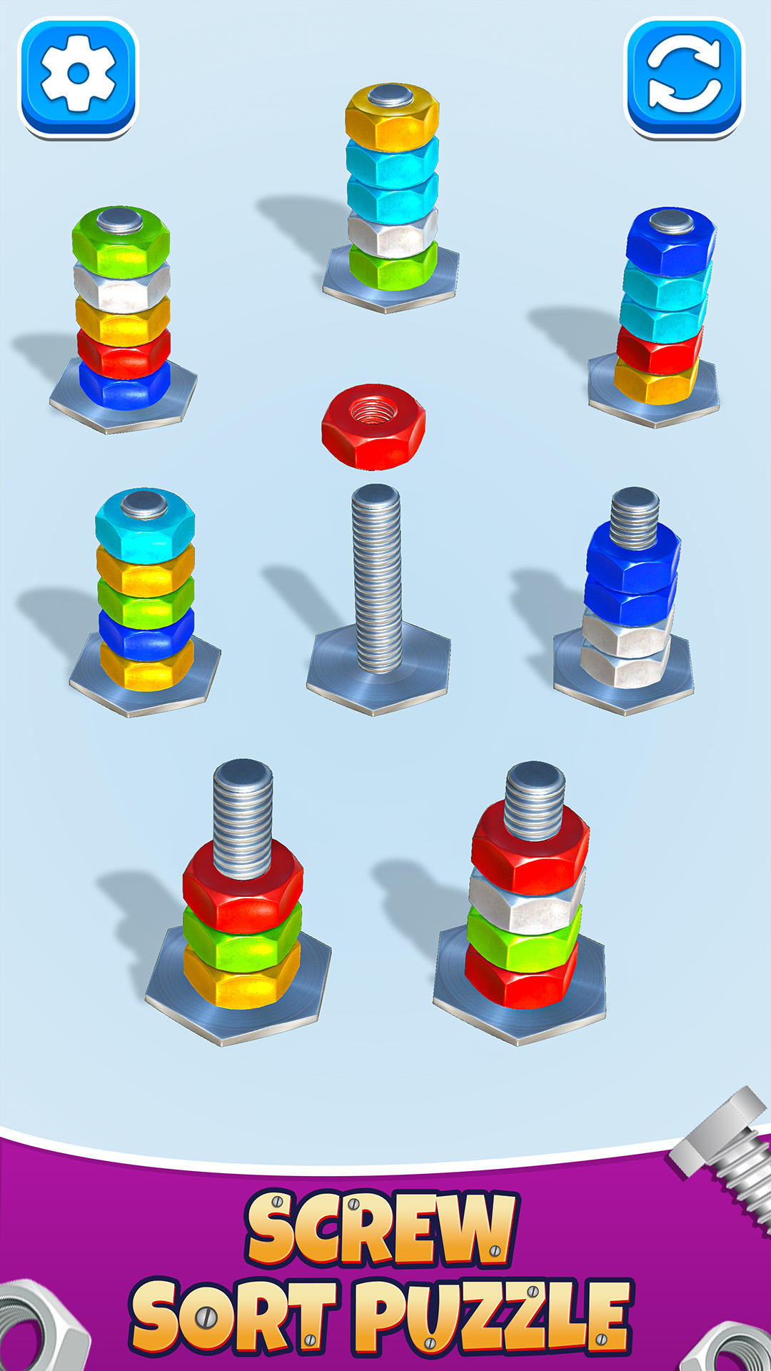 Nuts & Bolts Sort Puzzle Games android iOS-TapTap